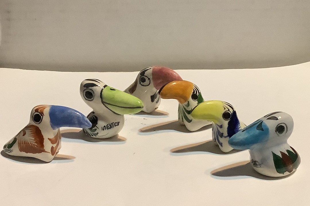 Vintage Tonala Miniature Figures, Toucans You Choose 1 Play Therapy ...