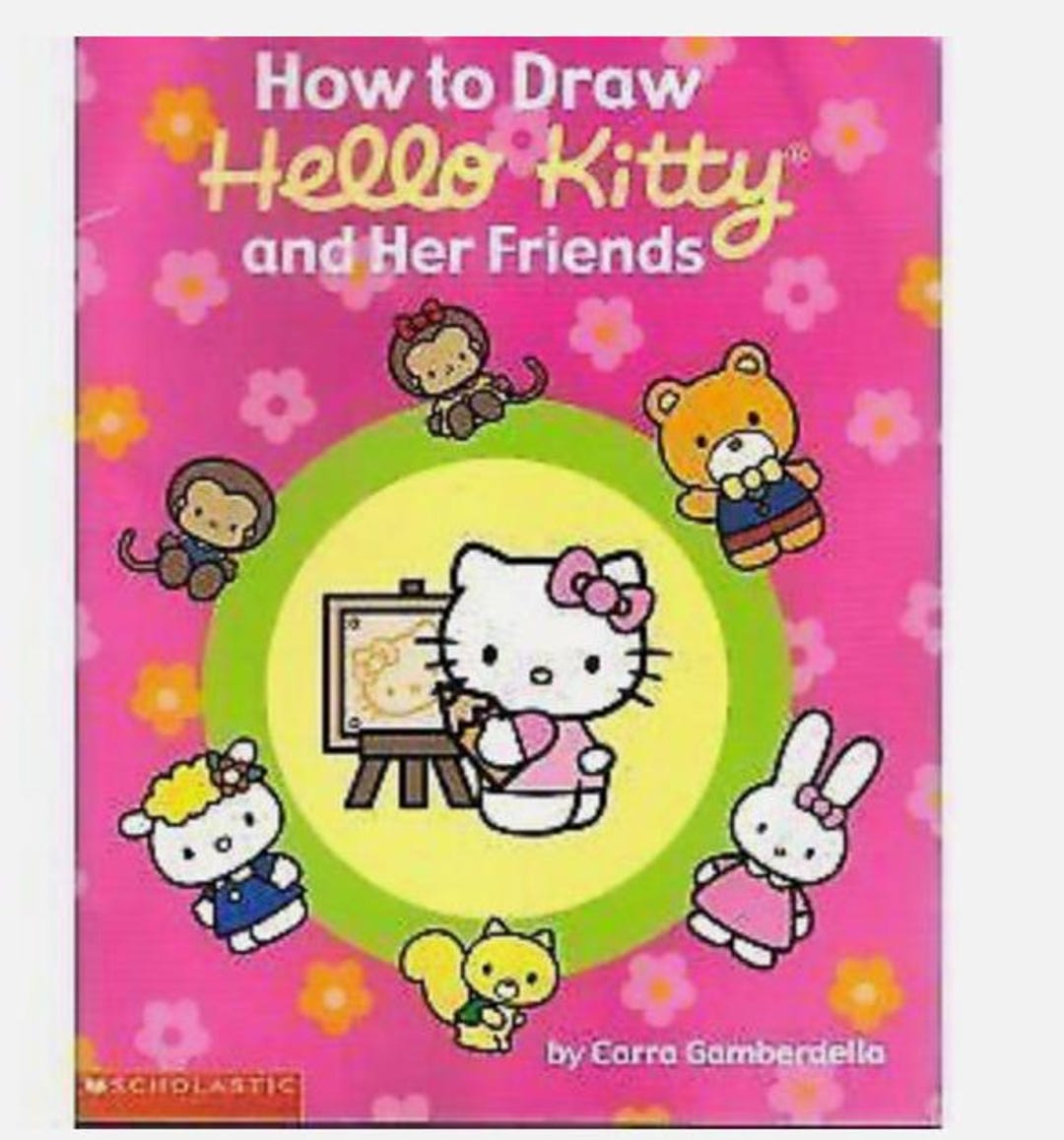 How to Draw Hello Kitty and Her Friends, by Cara Gamberdella, DIY - Etsy