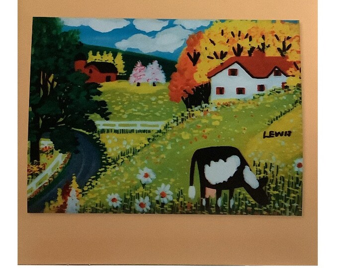 Maud Lewis Folk Art, Collectible,one Print From Folk Art Calendar ...