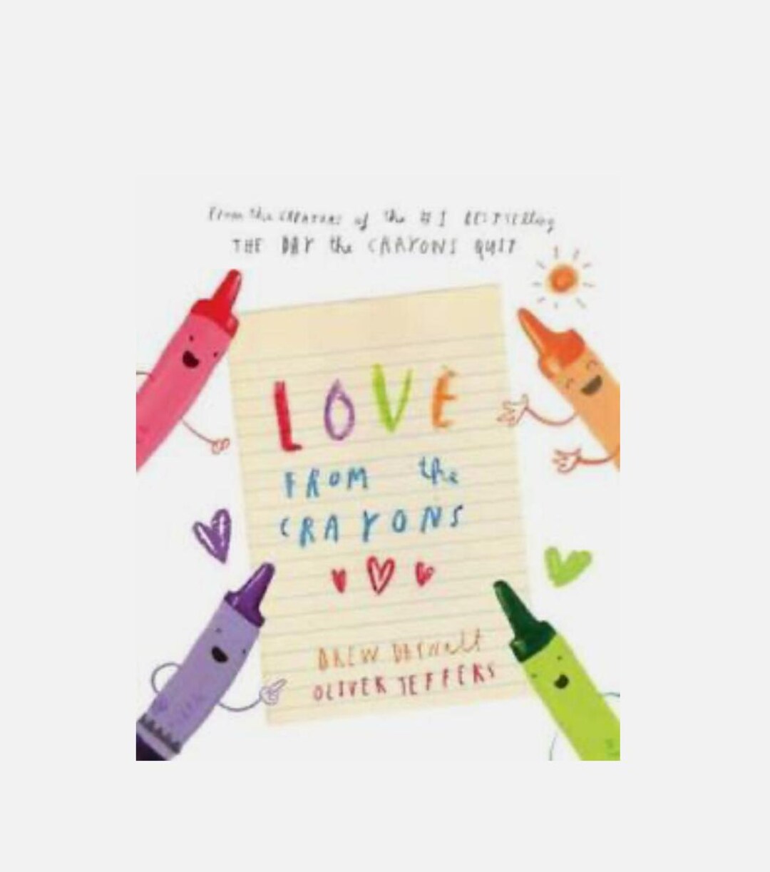 Love From the Crayons by Drew Daywalt, Colors, Very Good Recycled Book ...