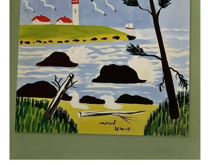 One Print From Maud Lewis Folk Art Calendar Printed Page, 2022 (1 ...