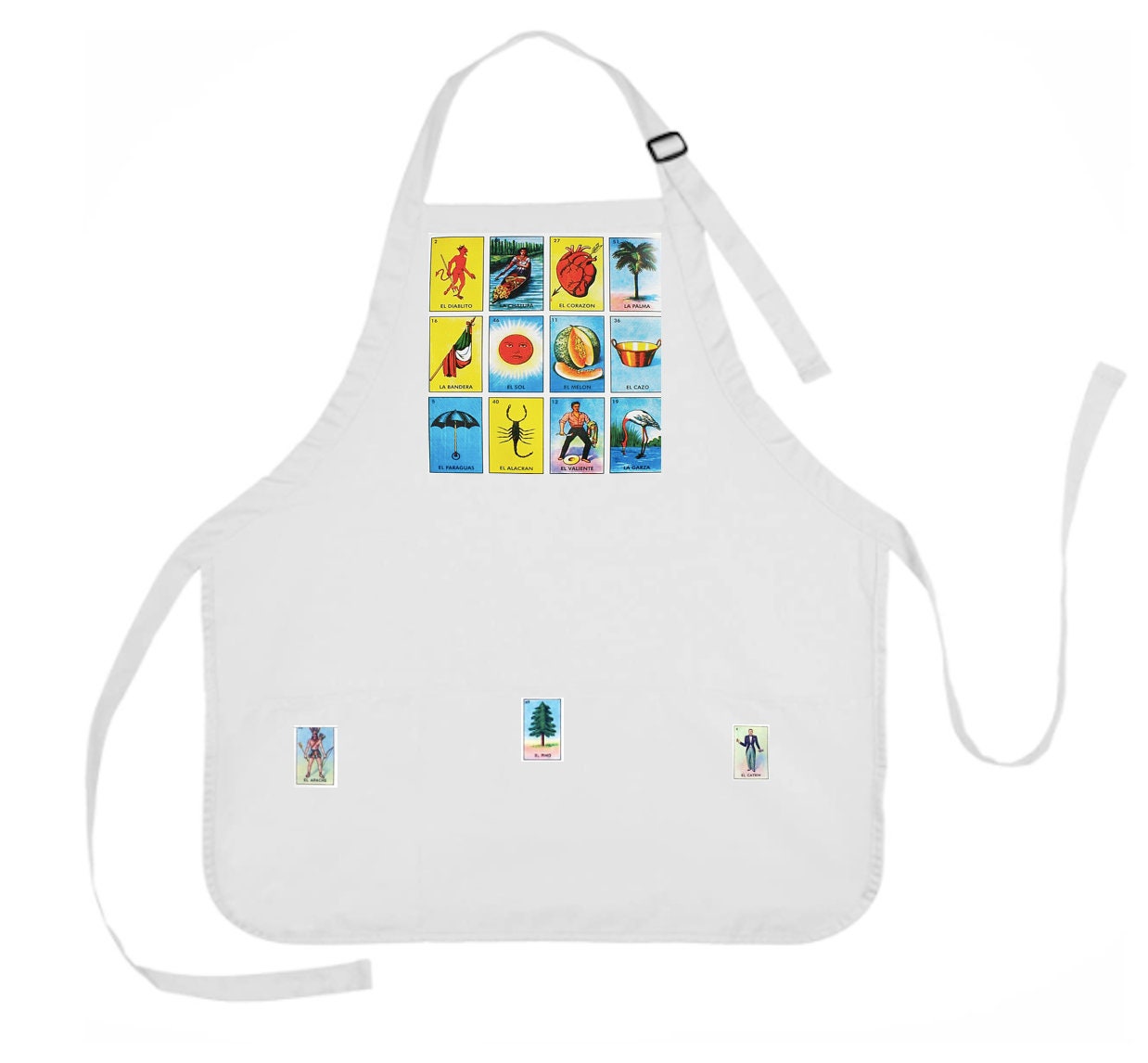 Home & Living Birthday Gift,Art Teacher Loteria Appliqued Apron Mexican ...