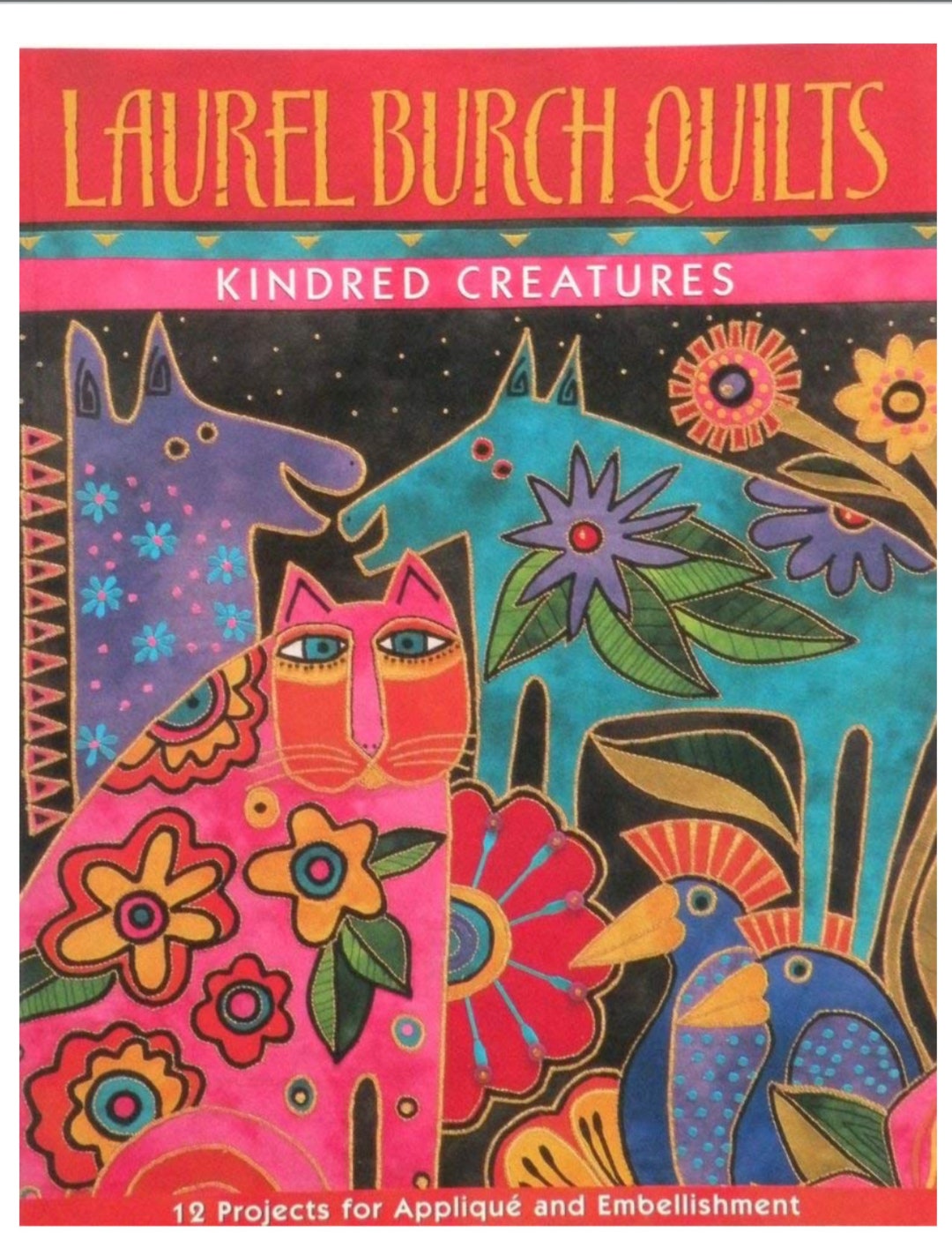 Laurel Burch Quilts: Kindred Creatures - Applique Projects Book - Etsy