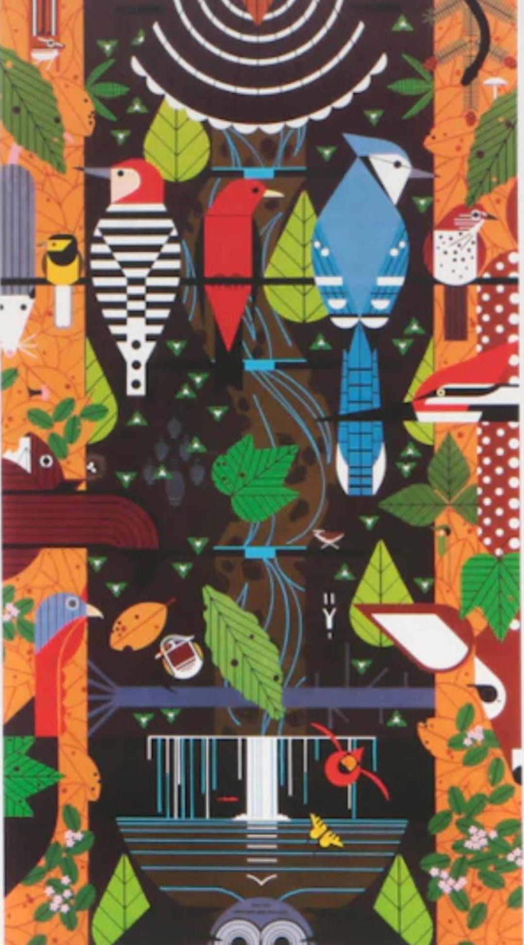 Charley Harper, One Art Print From the 2016 Calendar, Birducopia ...