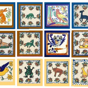 Talavera Animals Stickers, Colorful Earth Tone, Reward for Children ...