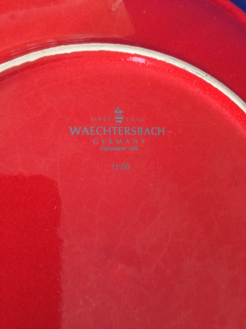 Waechtersbach 10 Dinner Plate Christmas Tree and Reindeer - Etsy