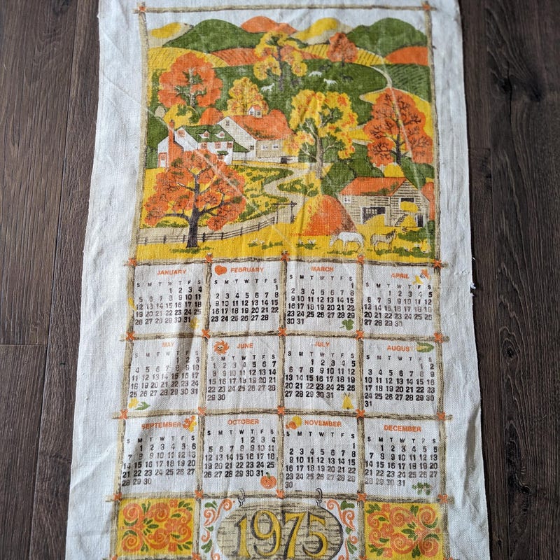 1958 Calendar - Etsy