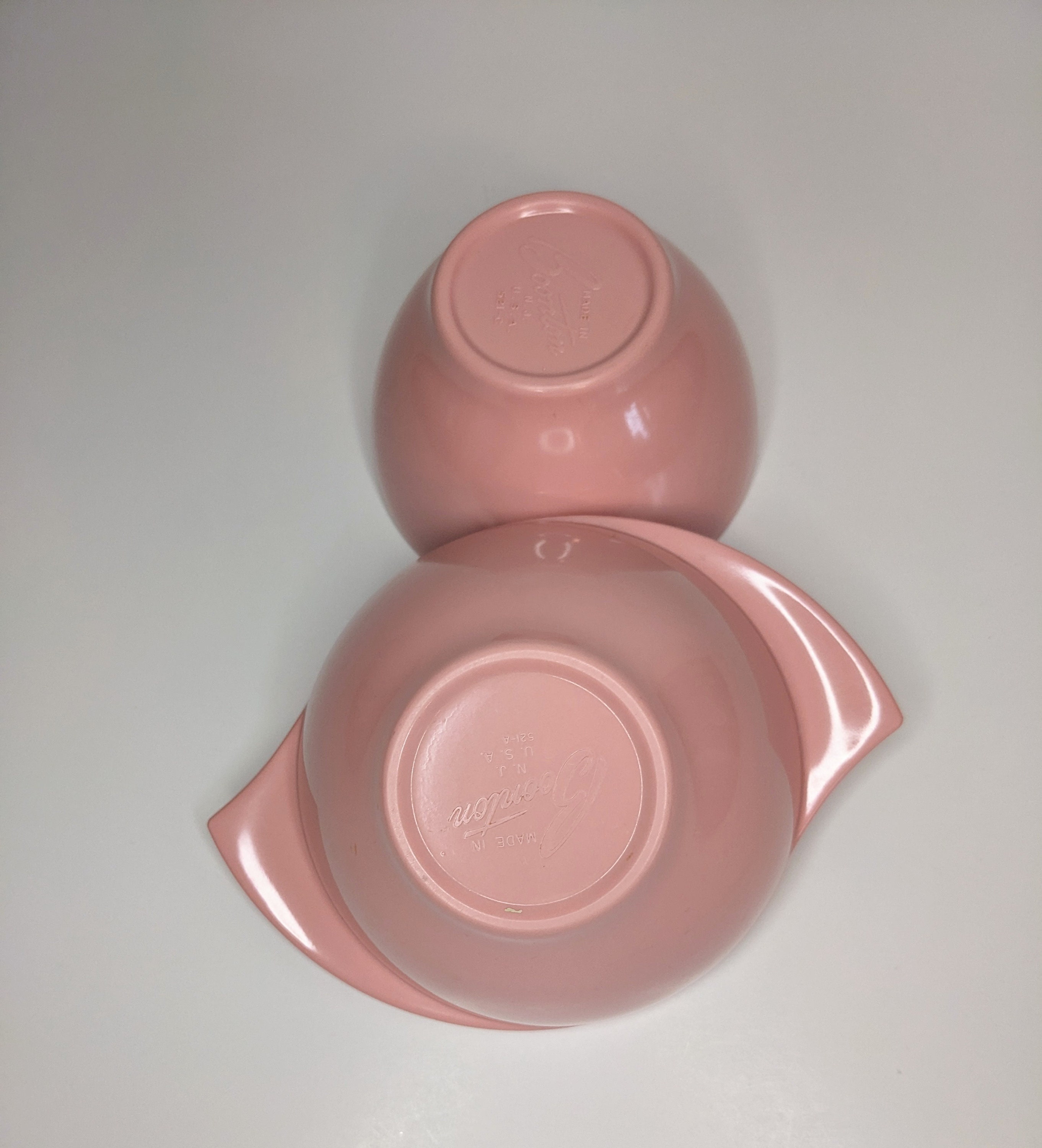 Vintage Boontonware Pink Cream and Sugar/ Serving Tray - Etsy