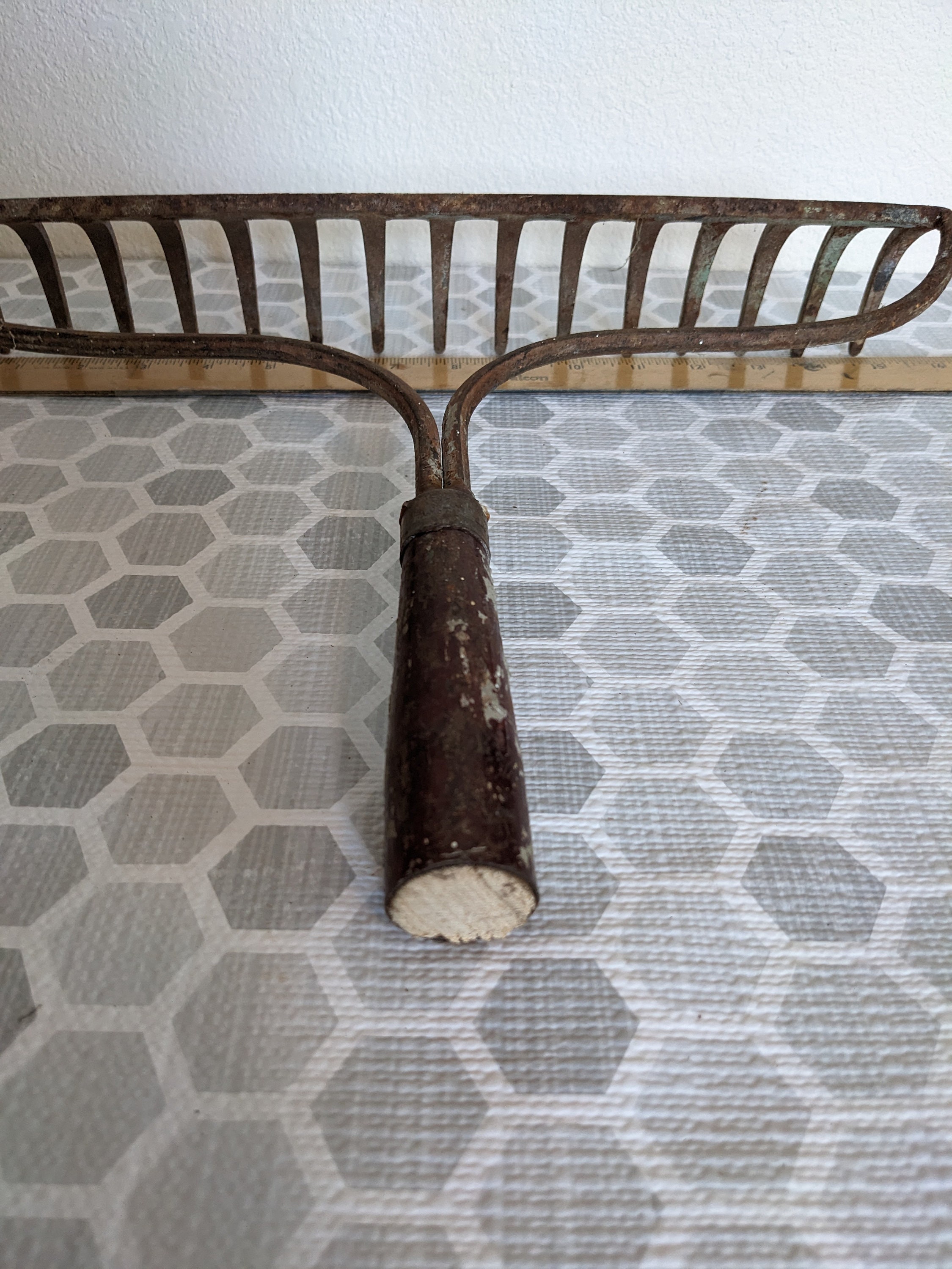 Antique Rake Head - Etsy