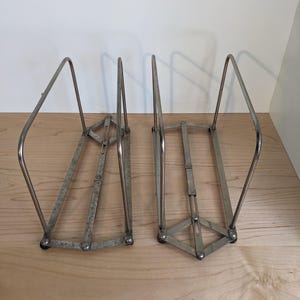 Vintage Metal Fabric Bolt Stand Holders Set of 2 Collapsible - Etsy
