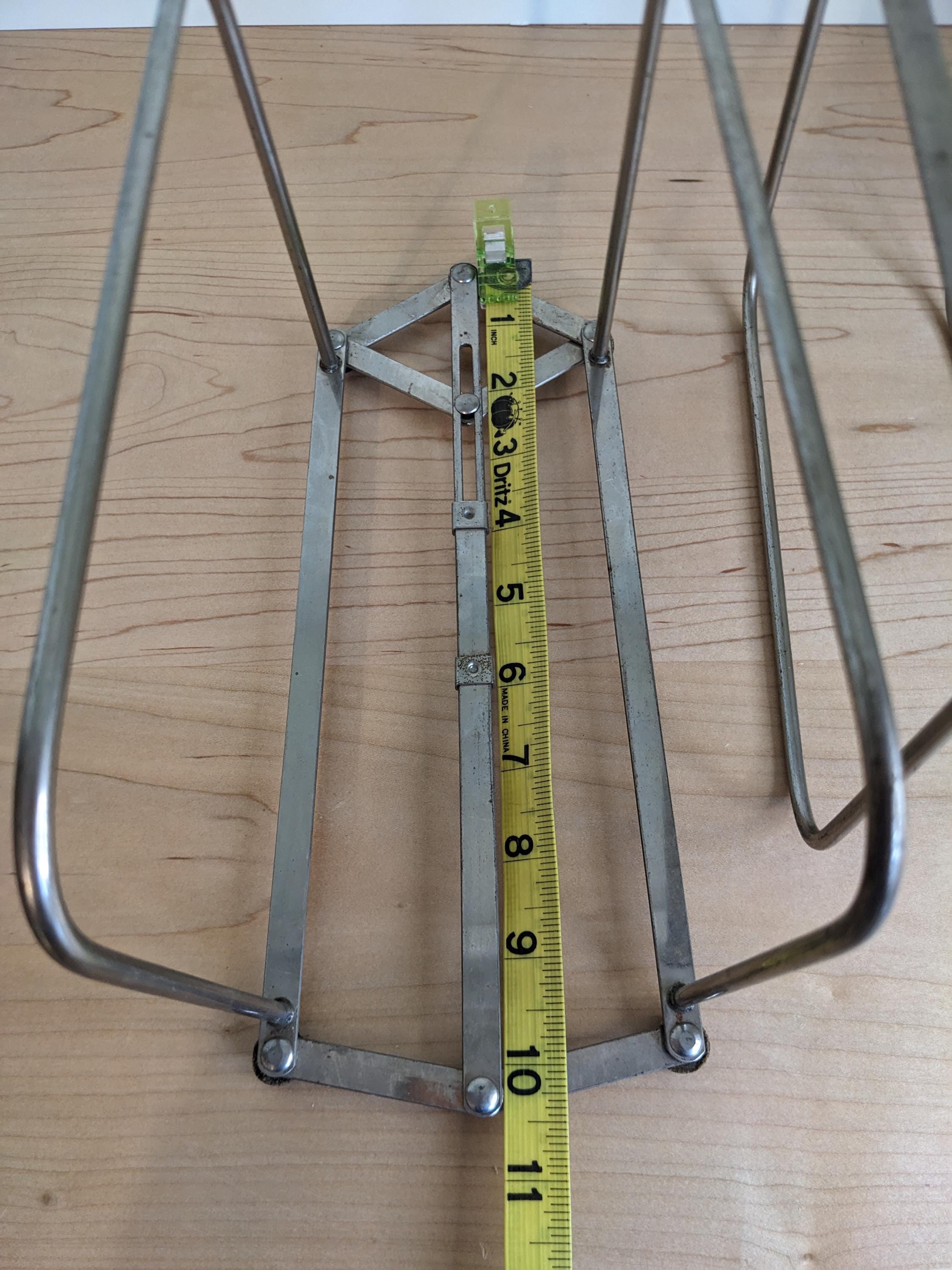 Vintage Metal Fabric Bolt Stand Holders Set of 2 Collapsible - Etsy