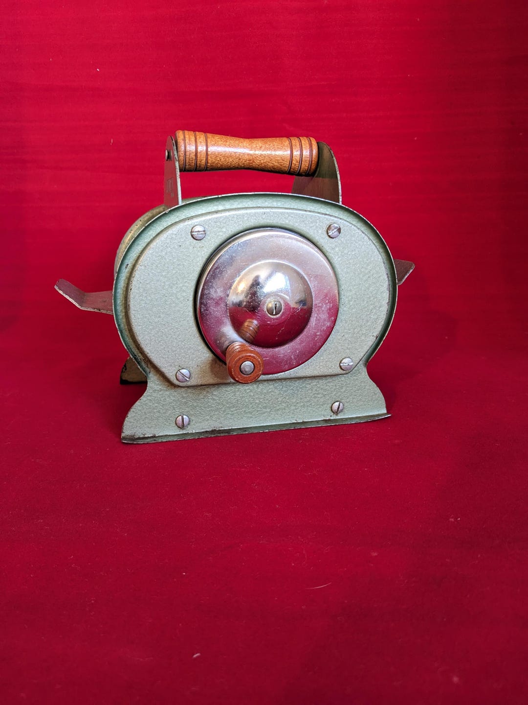 Vintage Johnson Hand Crank Card Shuffler - Etsy