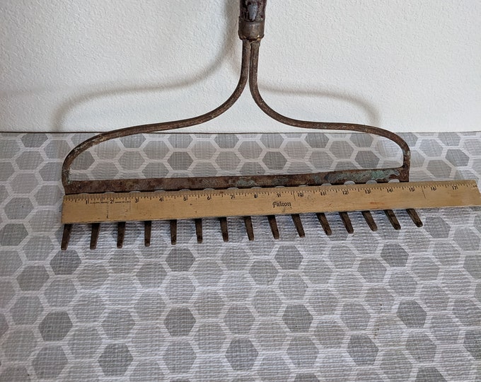 Antique Rake Head - Etsy