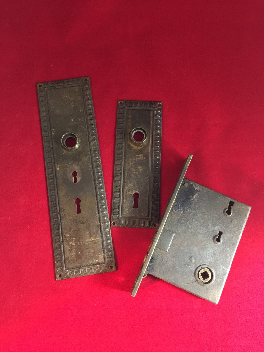 Antique Door Hardware & Keyhole Plates - Etsy