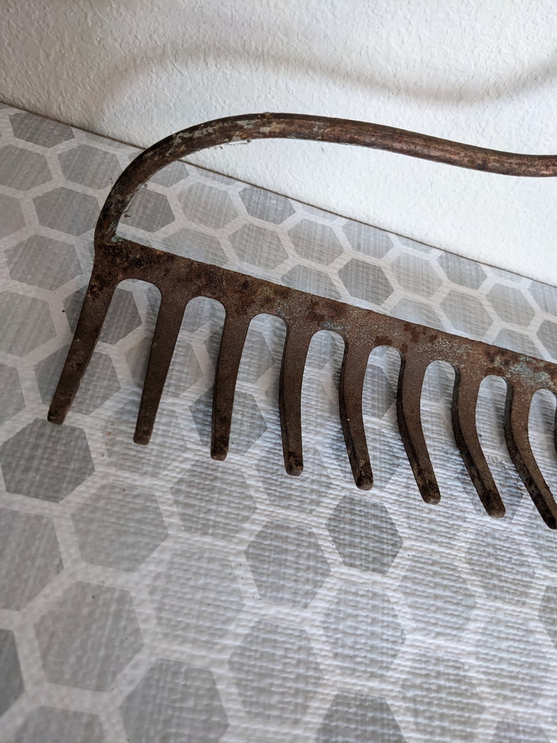 Antique Rake Head - Etsy