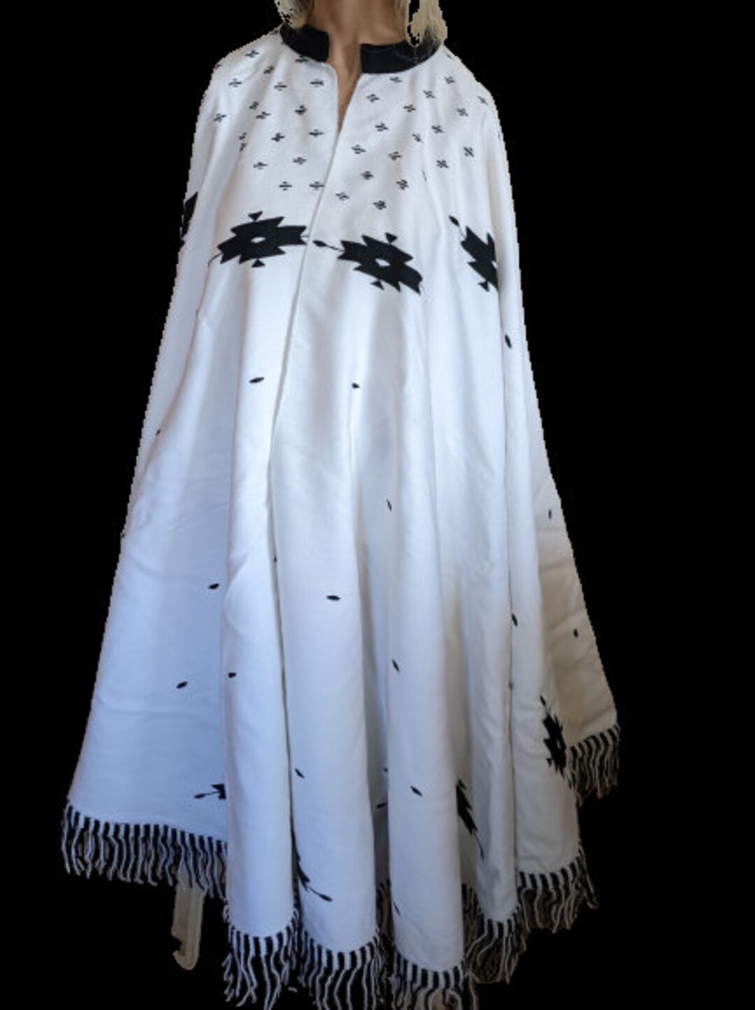 Vintage Cape With Aztec Design Made in Italy - Etsy