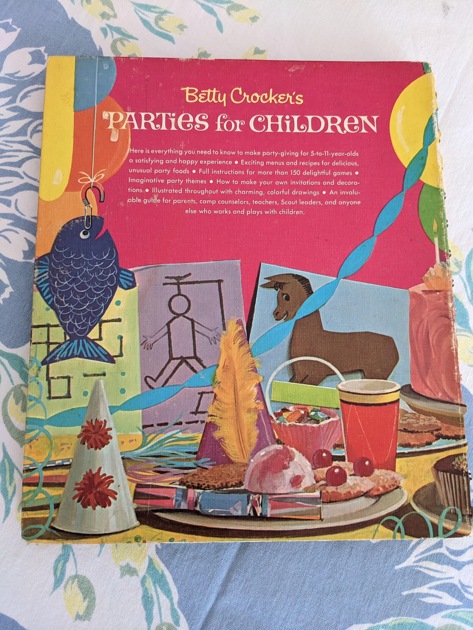 1964 Betty Crocker Parties for Children Vintage Cookbook 3rd Printing ...