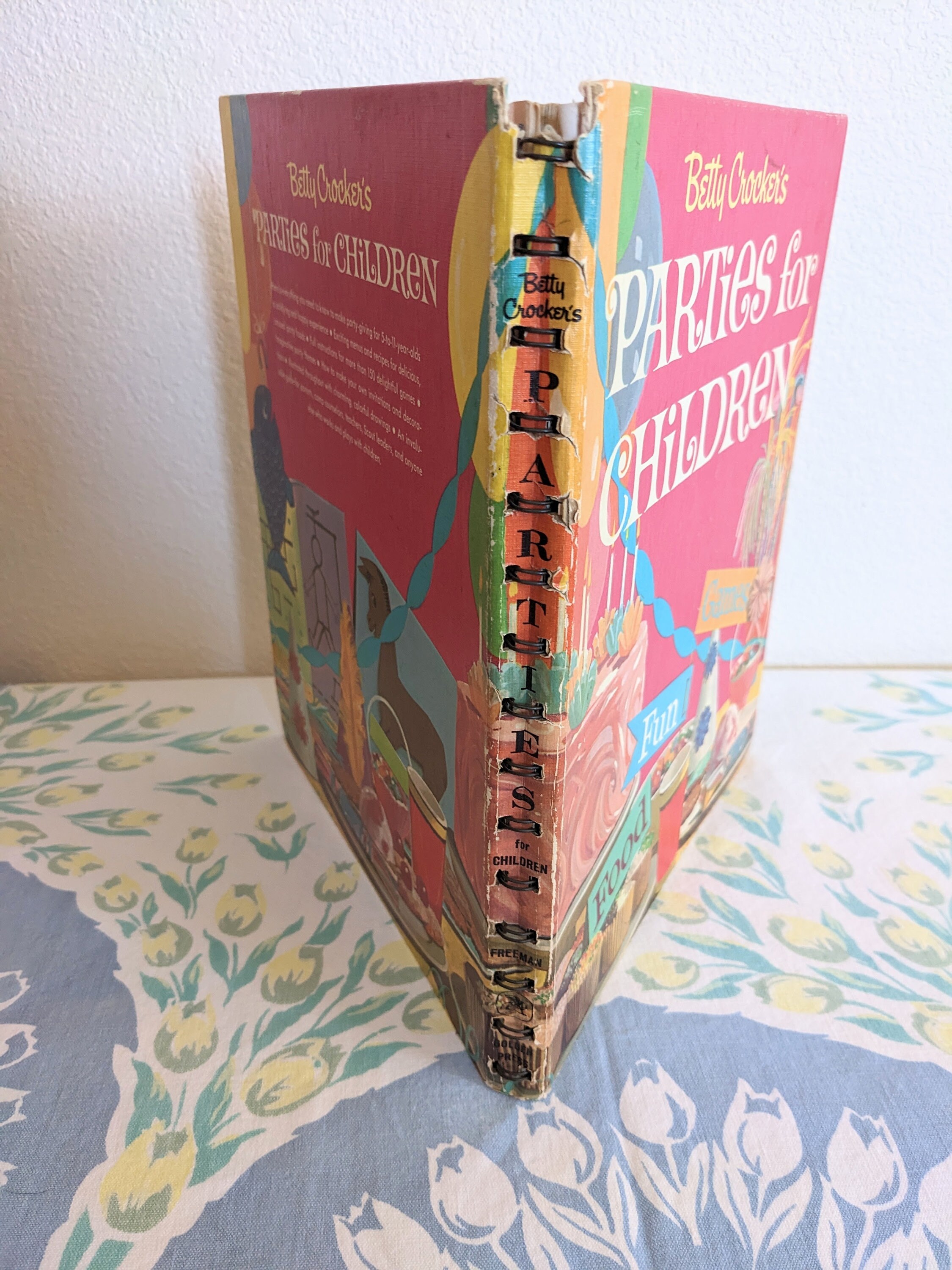 1964 Betty Crocker Parties for Children Vintage Cookbook 3rd Printing ...