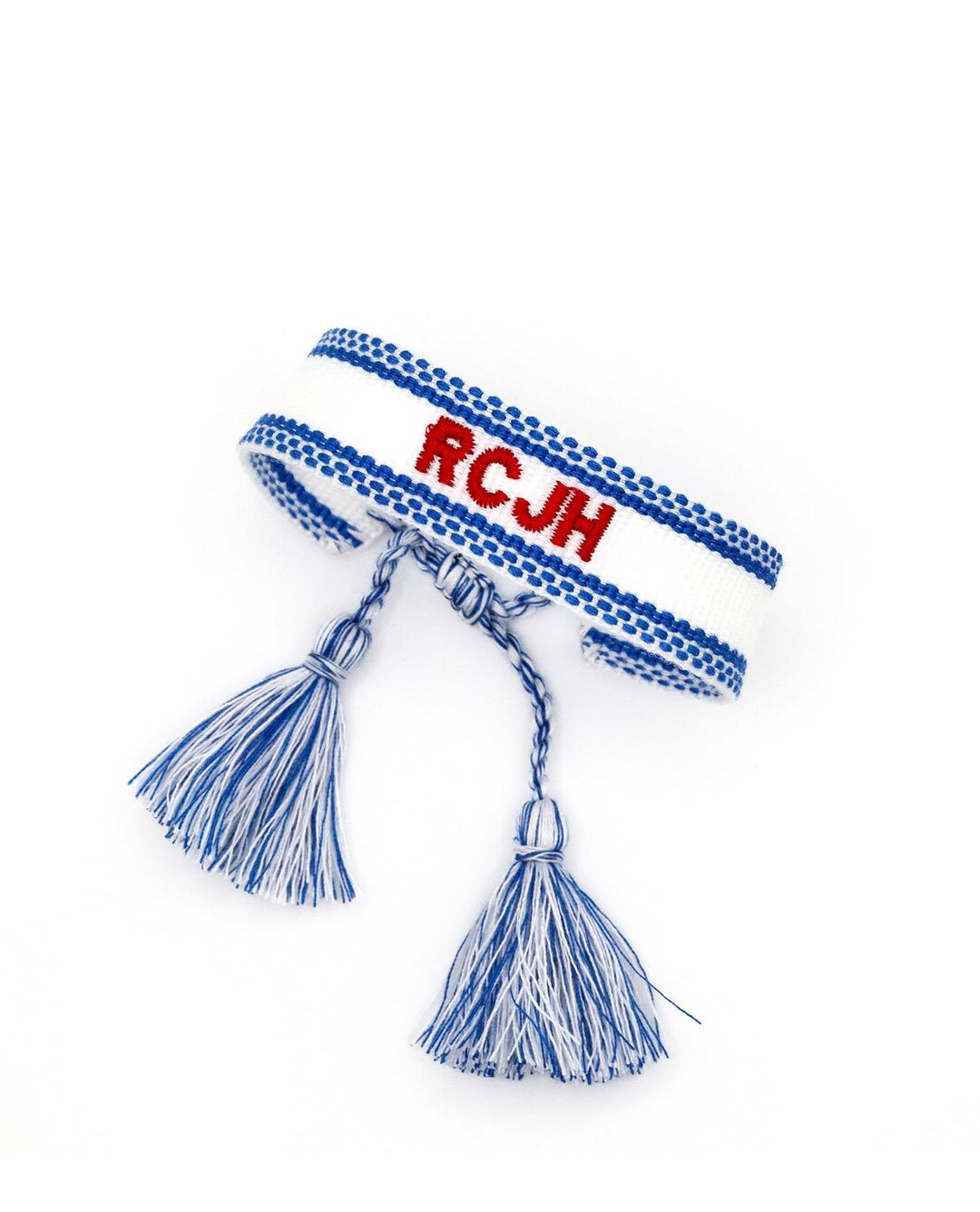 RCJH Woven Embroidered Friendship Bracelet Kansas University Gift ...