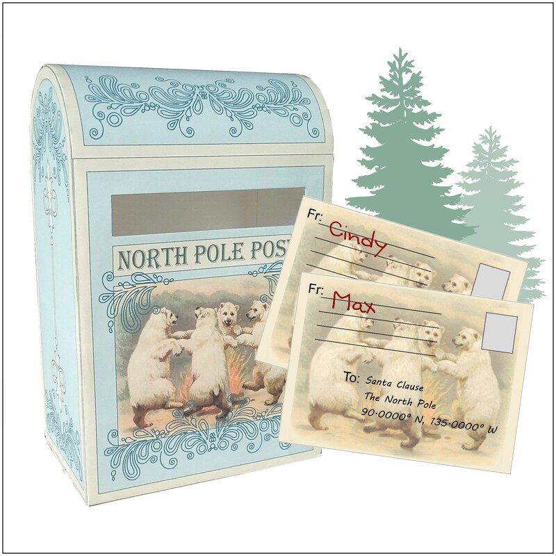 North Pole Mailbox - Etsy