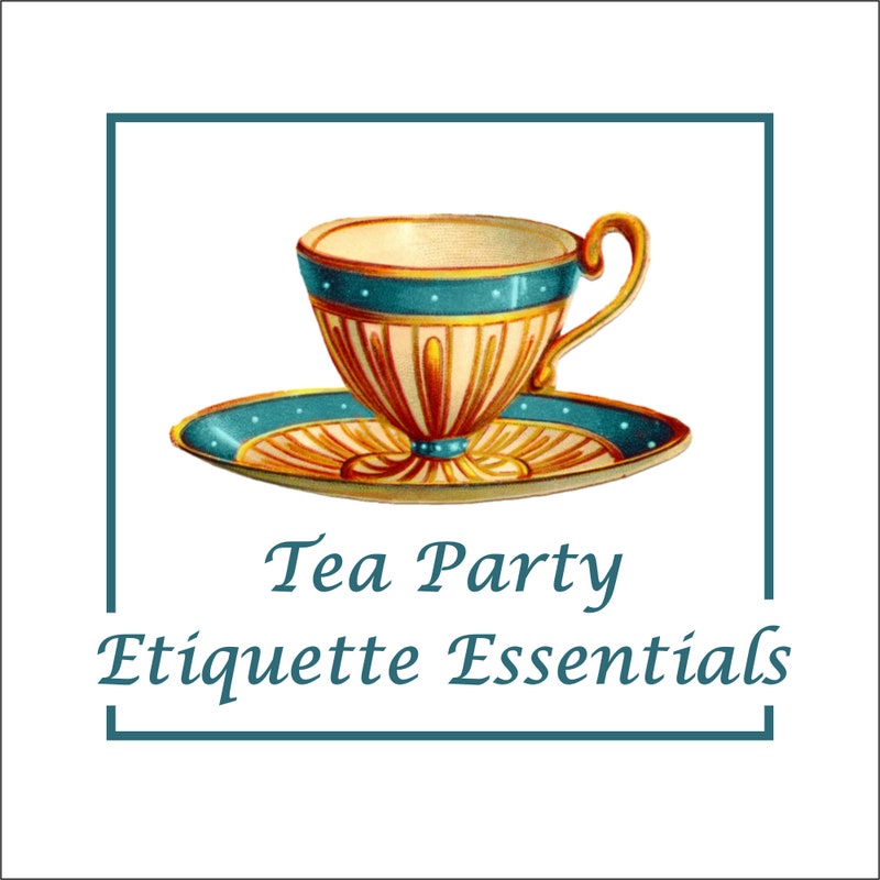 Tea Party Etiquette Game - Etsy