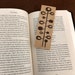Scandinavian Style Wood Veneer Bookmark - Etsy