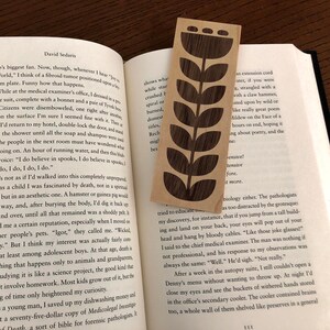 Scandinavian Style Wood Veneer Bookmark - Etsy