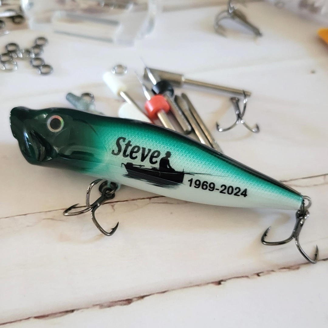 Personalized Memorial Keepsake Fishing Lure | Lost Fishing Buddy ...