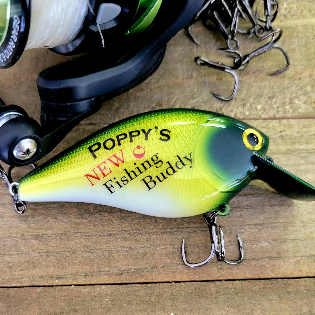 Personalized Baby Announcement Fishing Lure for Poppy, New Fishing ...