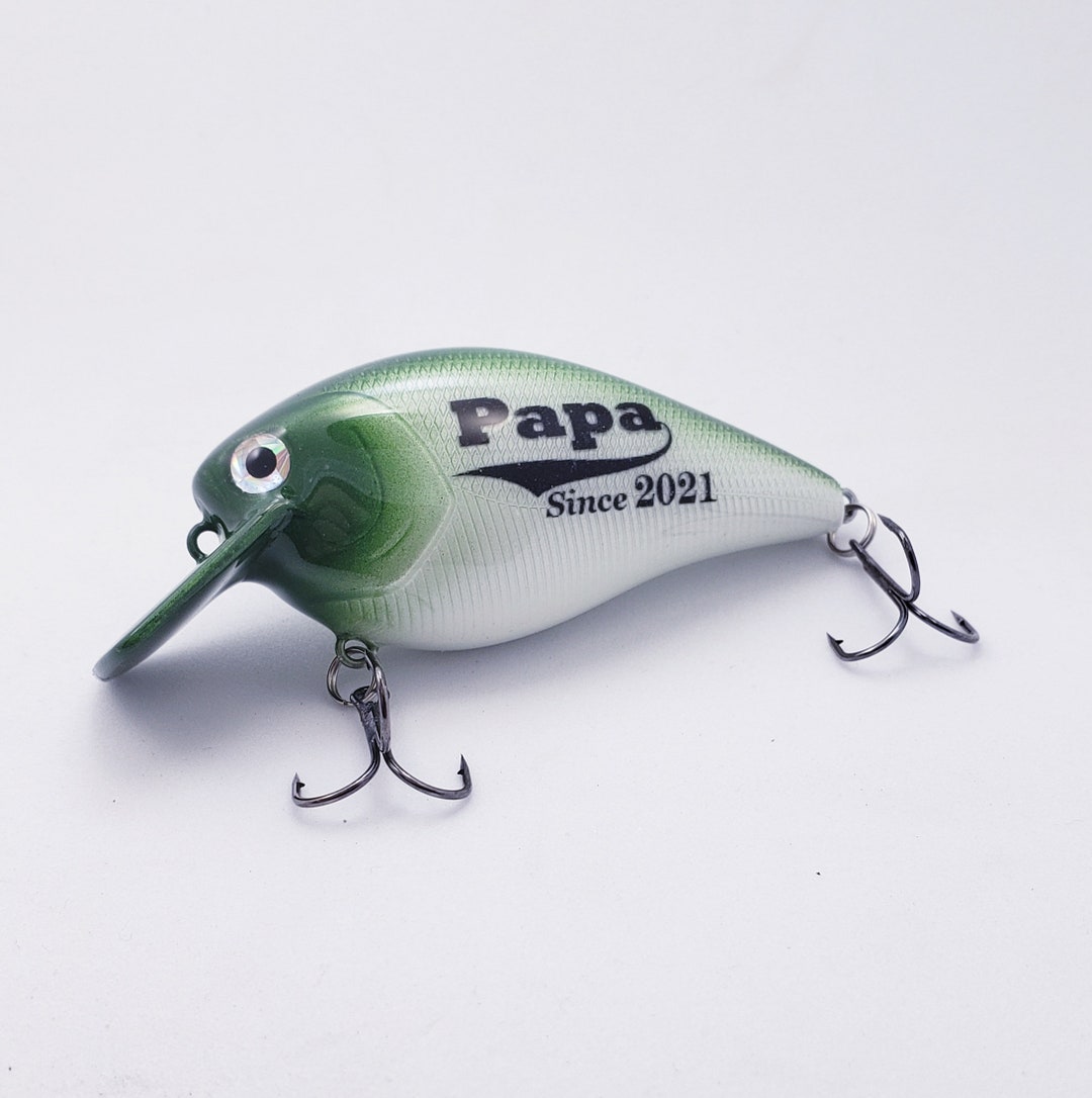 Personalized Papa Fishing Lure, Custom Fishing Gift for Papa, Papa Gift ...