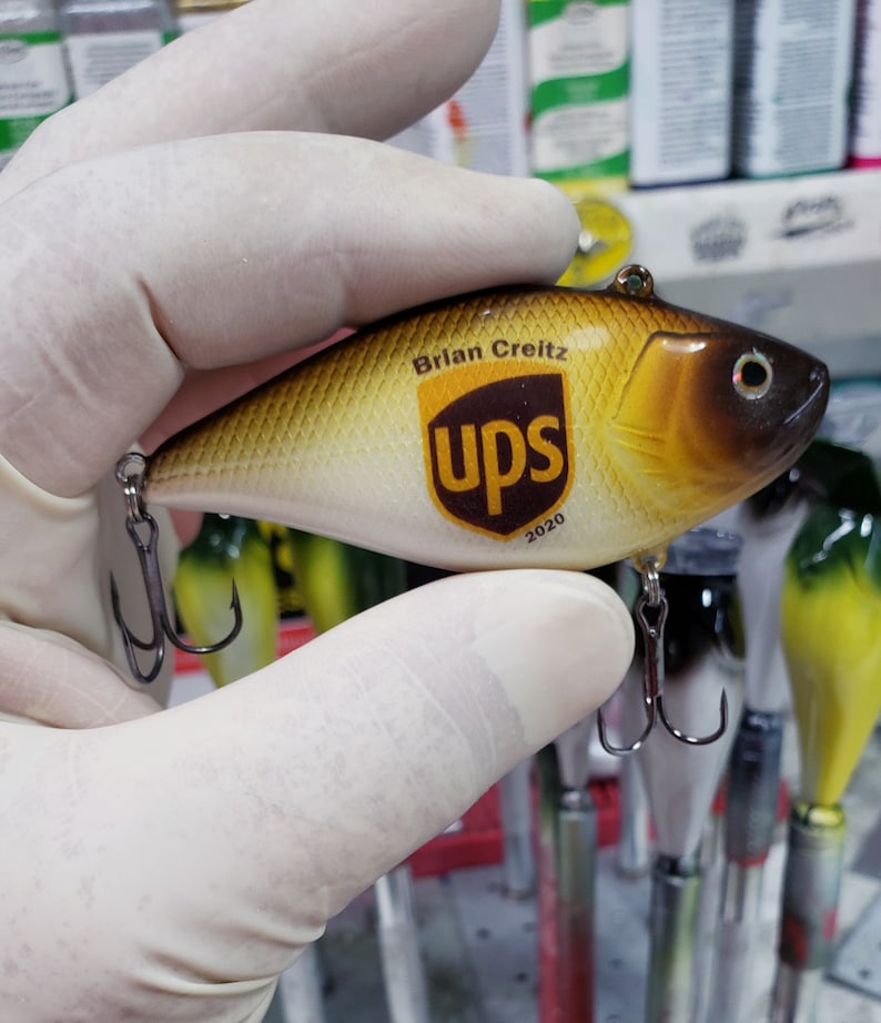 Company Logo Fishing Lures Custom Fishing Lure With Your - Etsy