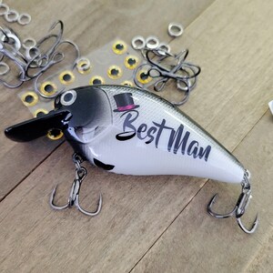 Best Man Gift With Free Personalization Included. Custom Fishing Lure ...