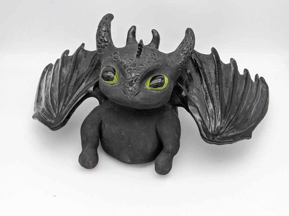 Baby Toothless Sculpture | Etsy