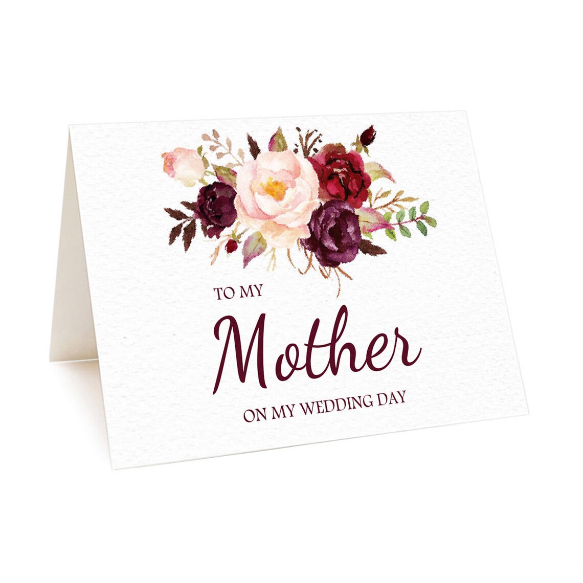 To My Mother Card Mother of the Bride Card Mother of the - Etsy