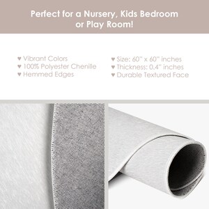 Peter Rabbit Round Rug for Nursery or Kids Playroom, Peter Rabbit Theme ...