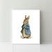 Peter Rabbit Inspired Watercolor Prints Set of 3, Nursery Art, Kids ...