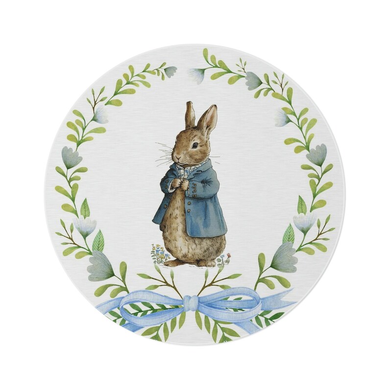 Peter Rabbit Round Rug for Nursery or Kids Playroom Peter - Etsy