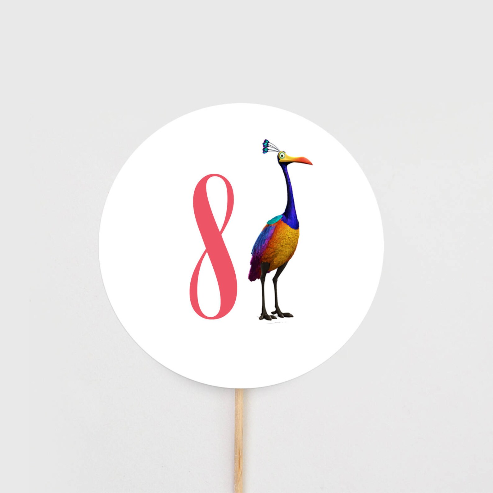 Up Movie Cupcake Toppers, Carl and Ellie Cake Toppers, Girl or Boy ...