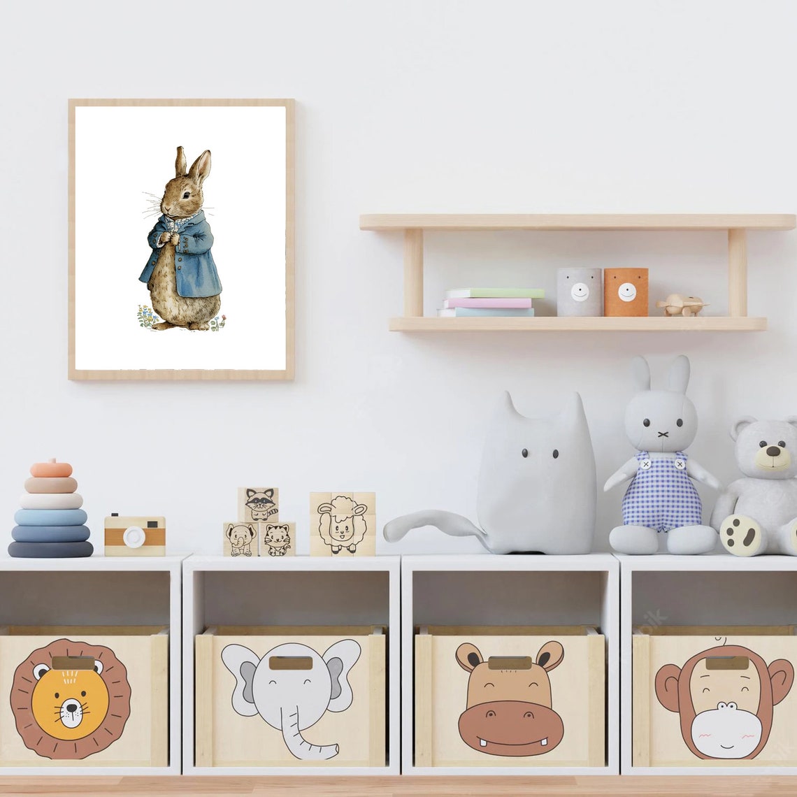 Peter Rabbit Inspired Watercolor Prints Set of 3 Nursery Art - Etsy