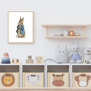 Peter Rabbit Inspired Watercolor Prints Set of 3, Nursery Art, Kids ...
