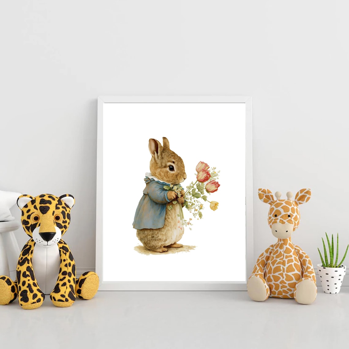 Peter Rabbit Inspired Watercolor Prints Set of 3 Nursery Art - Etsy