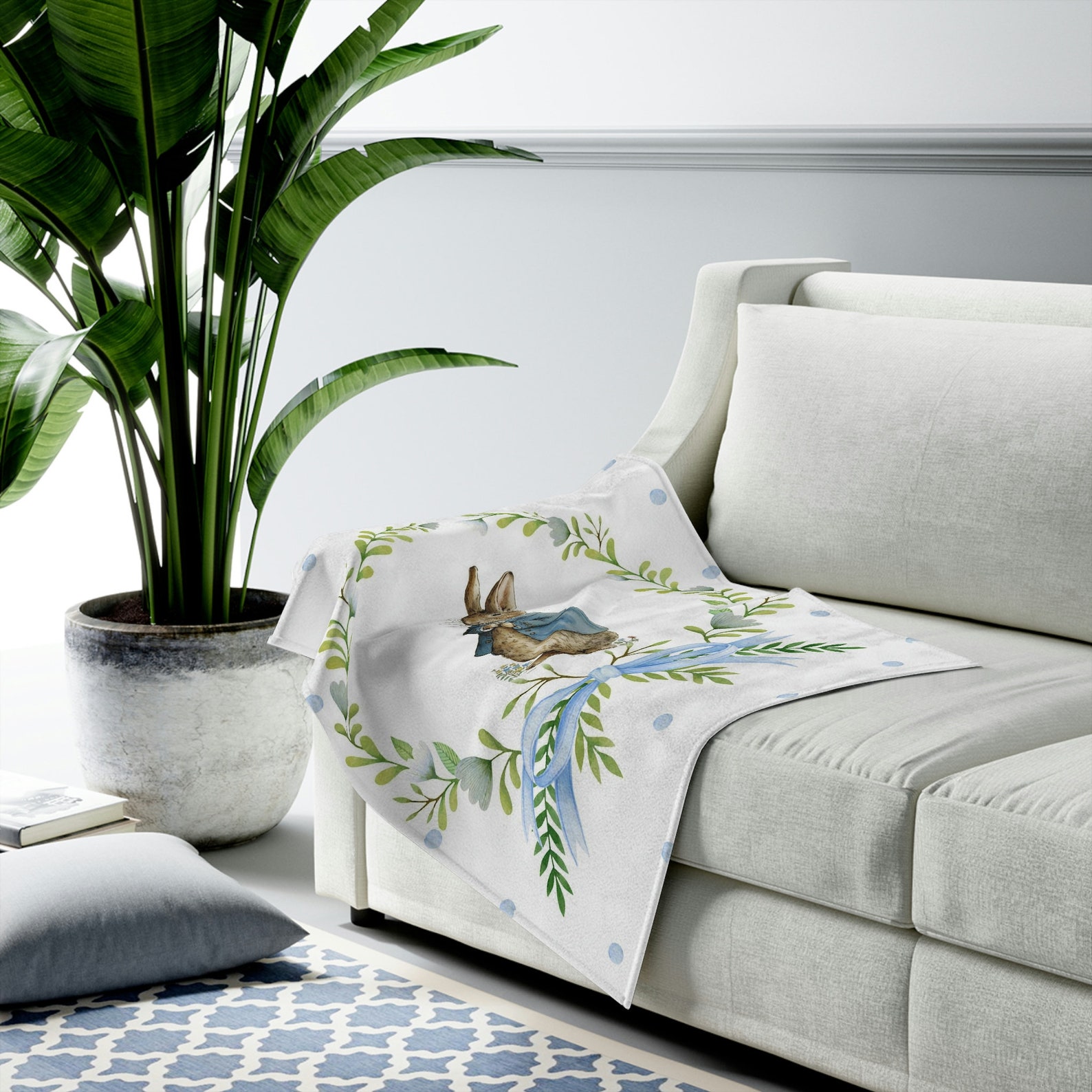 Peter Rabbit Blanket for Nursery Decor, Peter Rabbit Baby Blanket ...