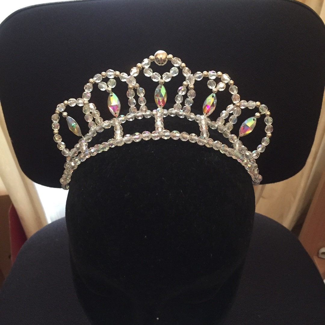 Ballet Tiara With Ab Eye Shaped Rhinestones Lots of Colours Available ...