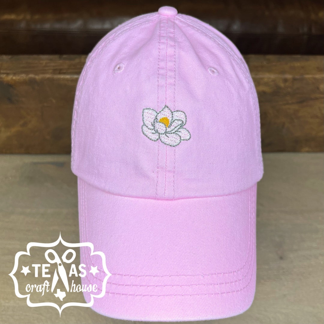 Mini Magnolia Baseball Hat | Southern Hat | Vacation Hat | Magnolia Hat ...