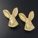 Brass Rabbit Knobs Gold Knobs Decor Bunny Dresser Knobs Pulls - Etsy