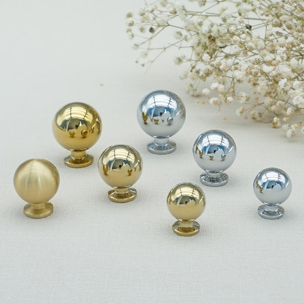 Mini Chrome Knob - Etsy