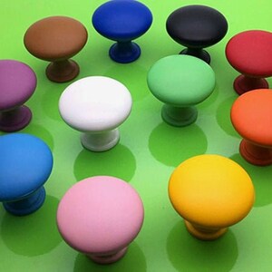 Colorful Dresser Knobs Drawer Pulls Kitchen Cabinet Door Pull | Etsy