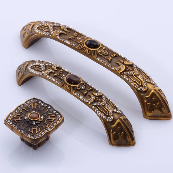 Crystal Handles - Etsy