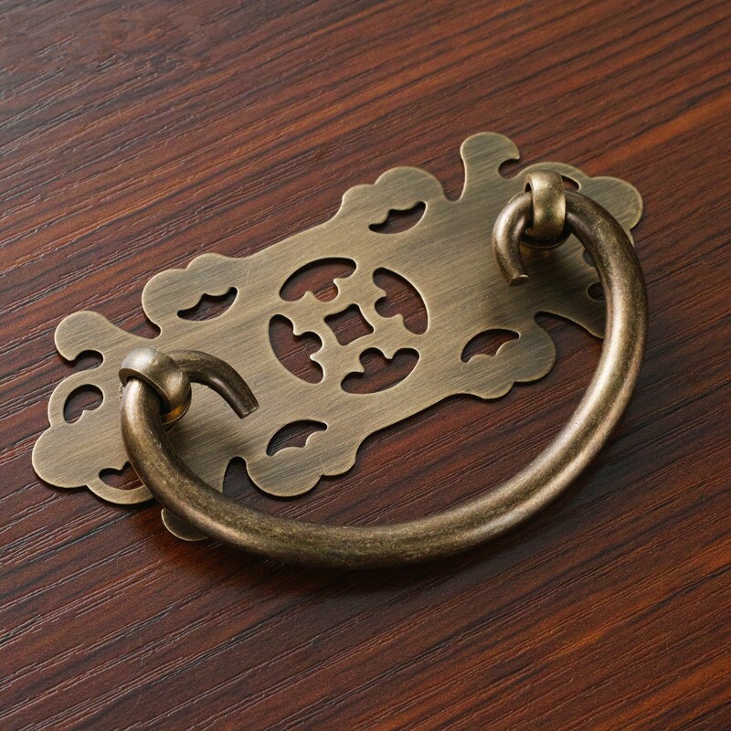 2.36chinese Style Drawer Pull Handle Antique Bronze - Etsy