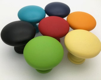 Colorful Dresser Knobs Drawer Pulls Kitchen Cabinet Door Pull | Etsy